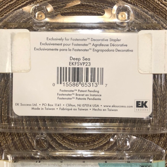 Ek Success | Office | Fastenater Deep Sea Navy Blue Staple Bars | Poshmark